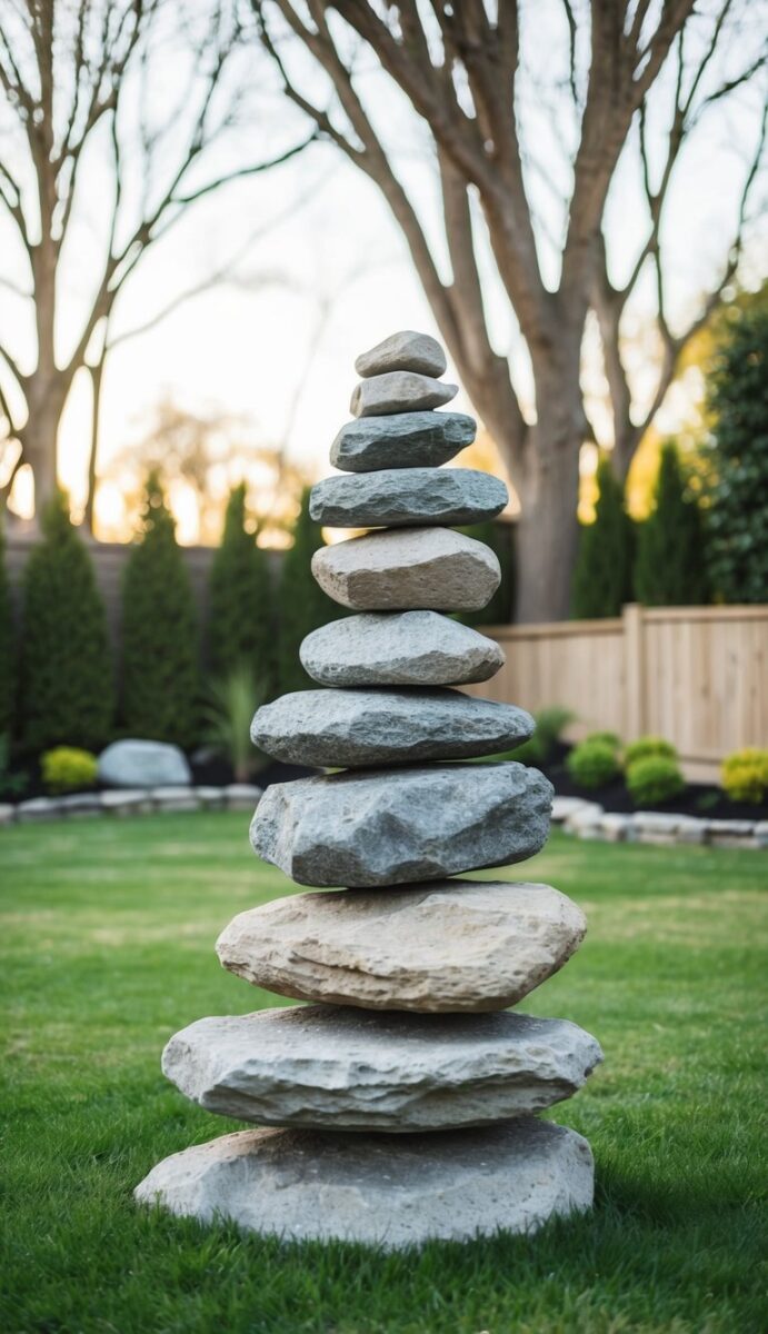 25 Large Rock Landscaping Ideas in Backyard