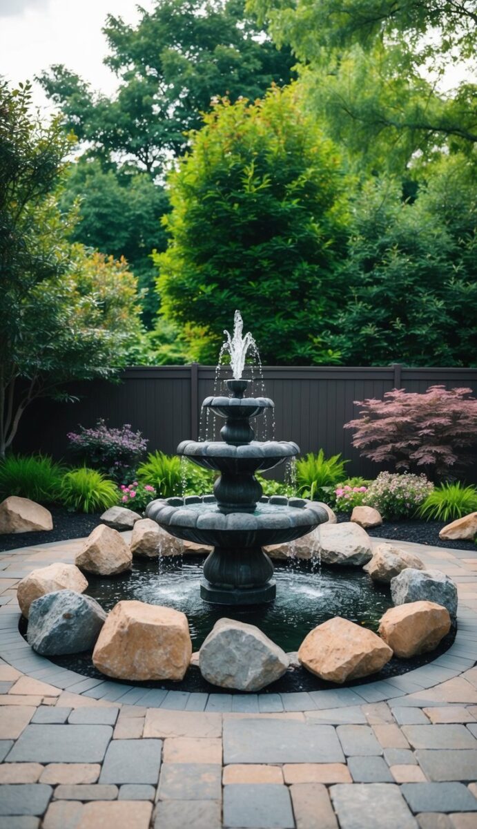 25 Large Rock Landscaping Ideas in Backyard