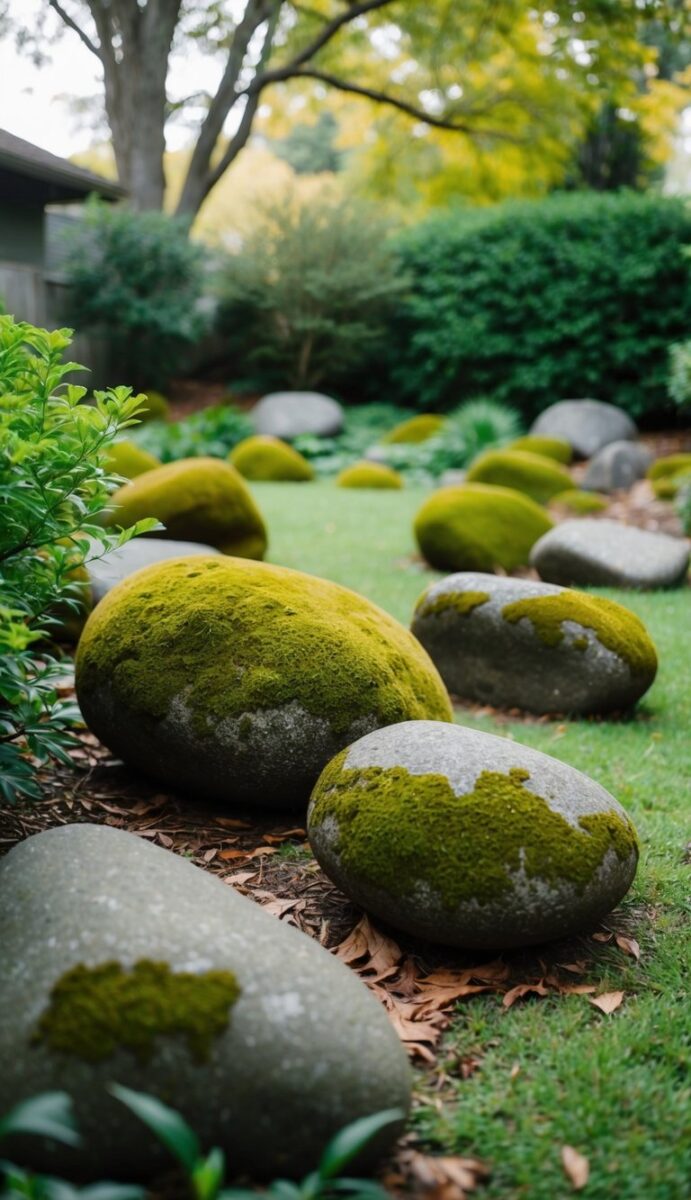 25 Large Rock Landscaping Ideas in Backyard