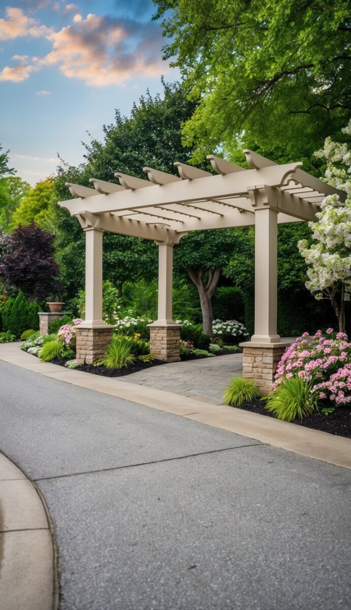 27 Driveway Entry Landscaping Ideas to Elevate Your Curb Appeal