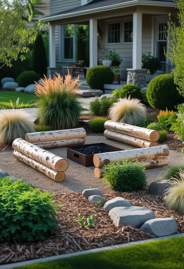 25 Rustic Landscaping Front Yard Ideas to Cozy Up Your Curb Appeal