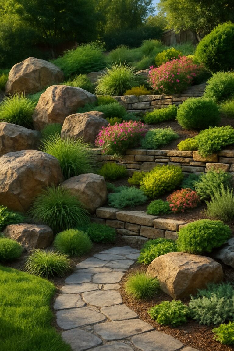 25 Beautiful Sloped Backyard Landscaping Ideas to Transform Your ...