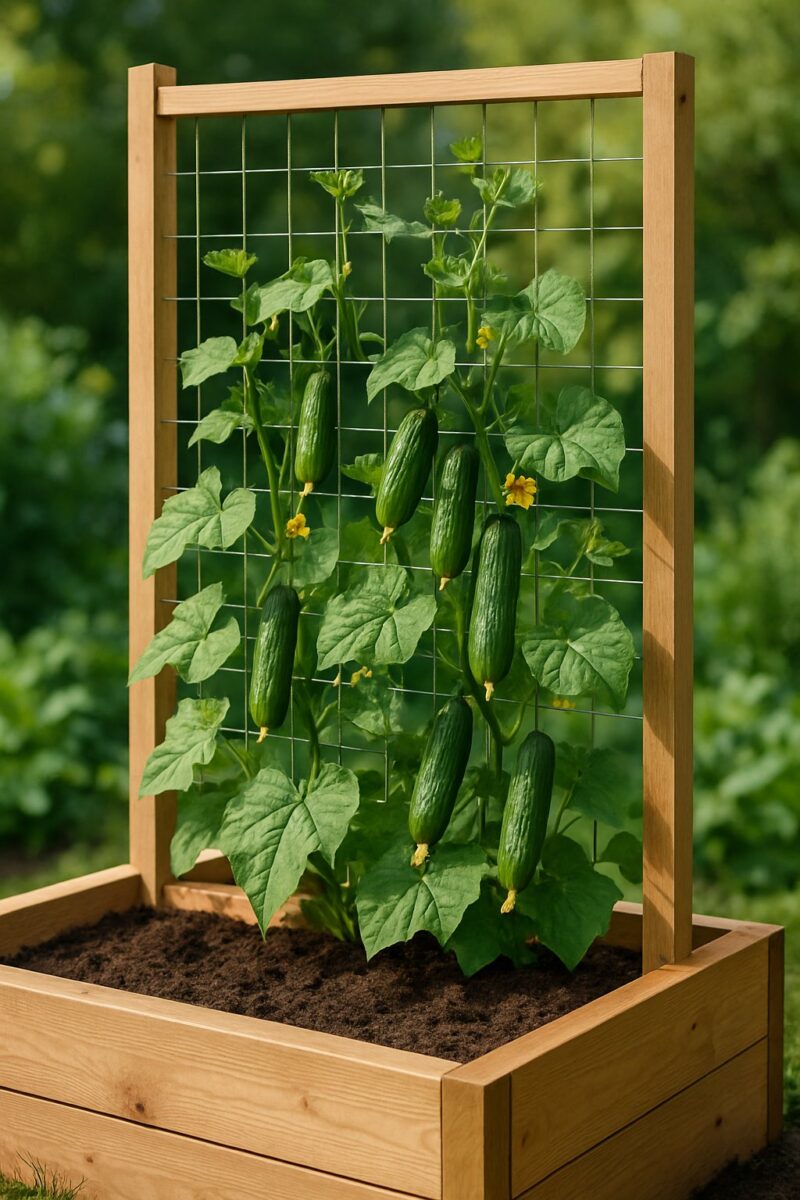 22 Cucumber Trellis Ideas to Grow Your Garden in Style