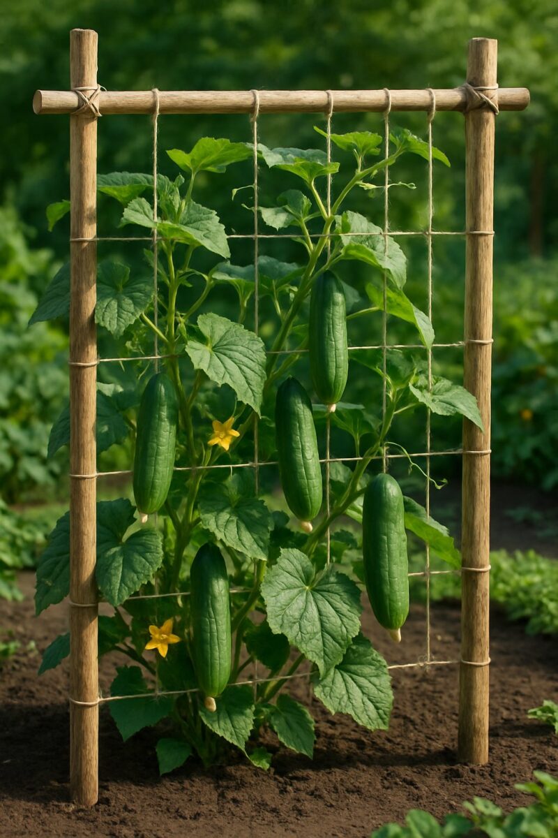 22 Cucumber Trellis Ideas to Grow Your Garden in Style
