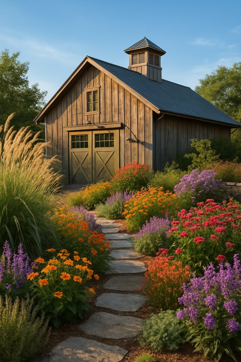 27 Barn Landscaping Ideas to Transform Your Rustic Space