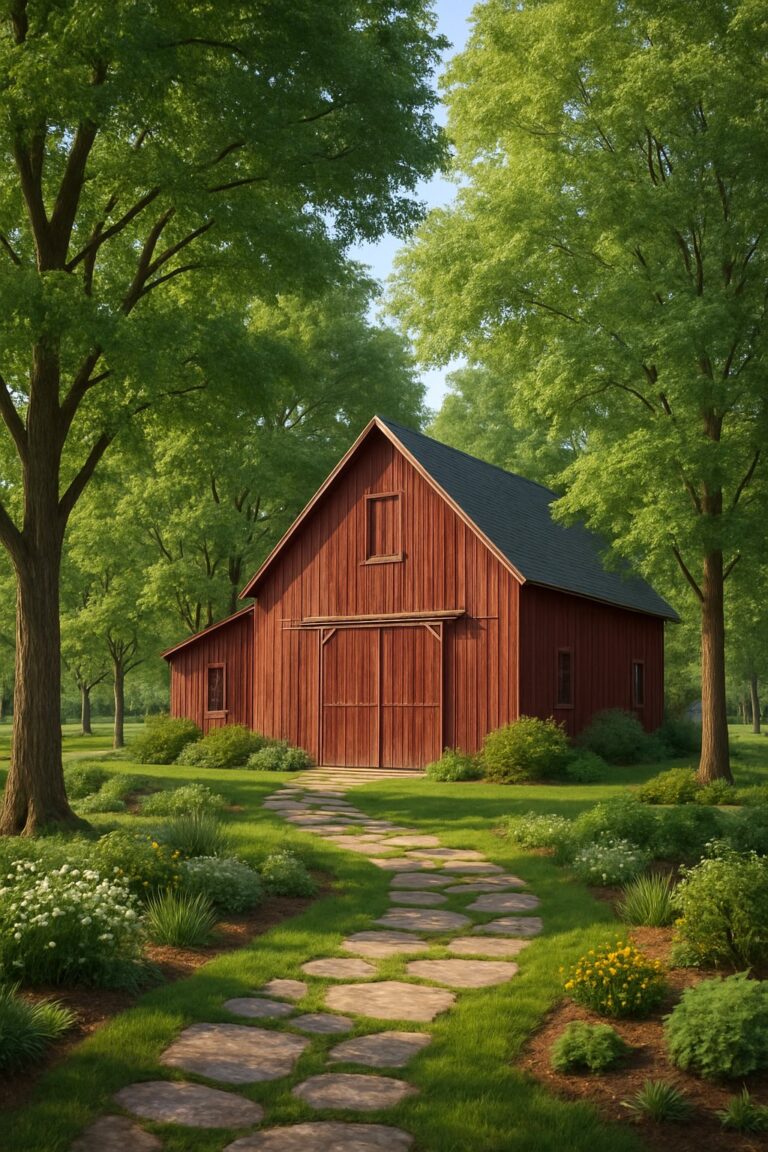27 Barn Landscaping Ideas to Transform Your Rustic Space