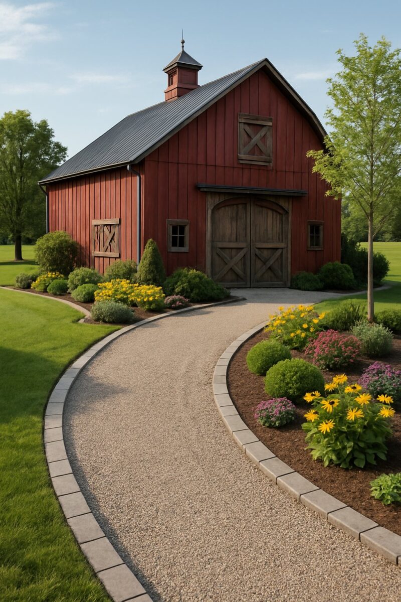 27 Barn Landscaping Ideas to Transform Your Rustic Space