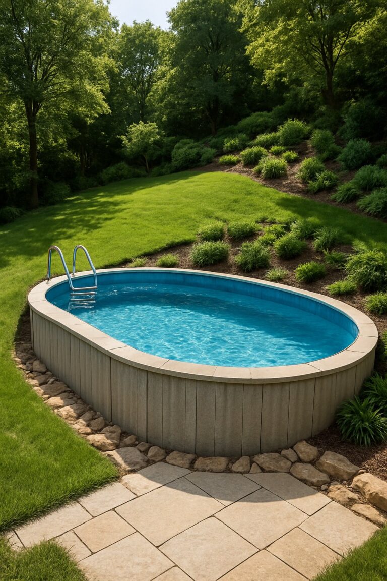 25 Sunken Above Ground Pool Ideas to Transform Your Backyard Oasis