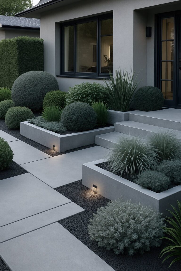 Boost Curb Appeal with 27 Modern Front Yard Landscaping Ideas
