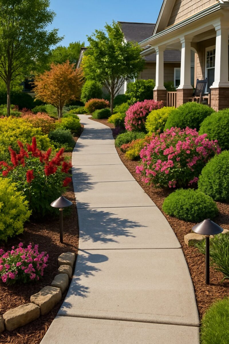 27 Sidewalk Landscaping Ideas to Wow Your Neighbors