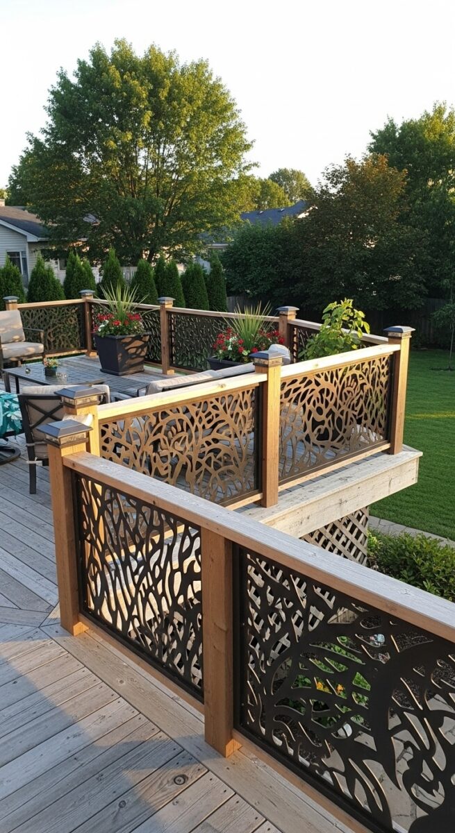 Upgrade Your Outdoor Space Easily With 23 Deck Railing Ideas