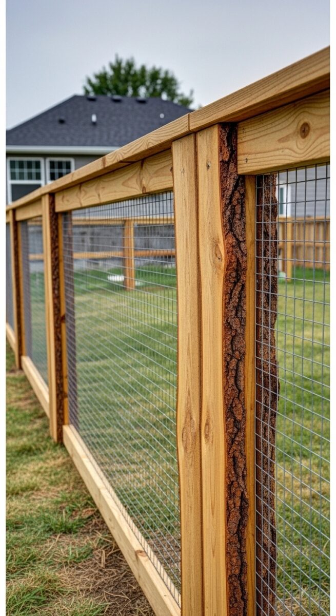 Transform Your Yard with These 25 Wood and Wire Fence Ideas
