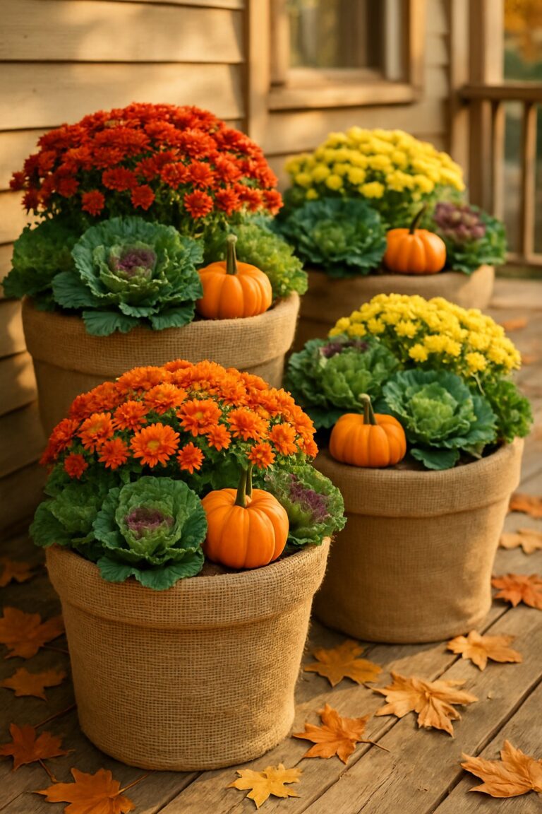 Transform Your Porch with 23 Fall Outdoor Planter Ideas