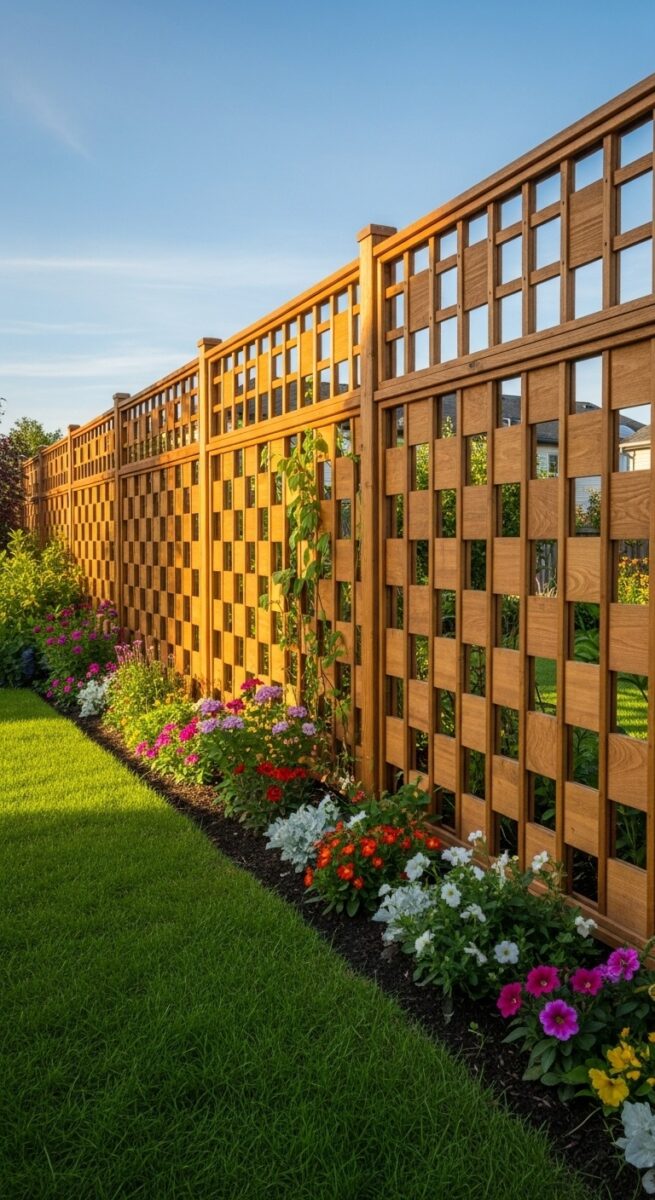 Backyard Lattice Fence Ideas: 24 Beautiful Ways to Upgrade Your Yard