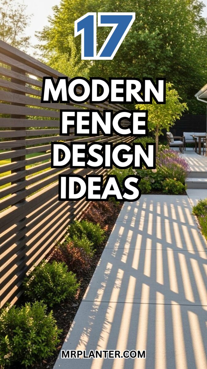 17 Modern Fence Design Ideas in the Backyard That look Stunning