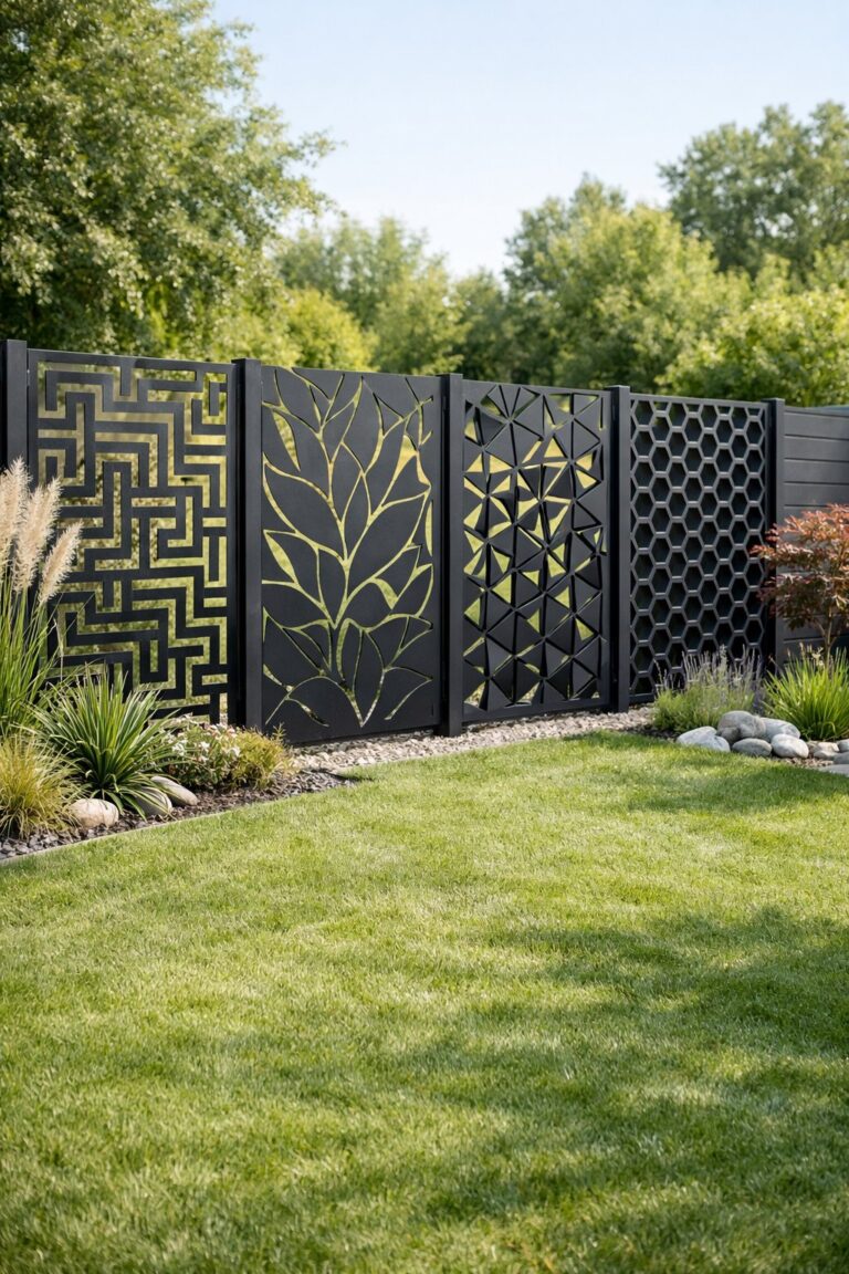 17 Modern Fence Design Ideas in the Backyard That look Stunning