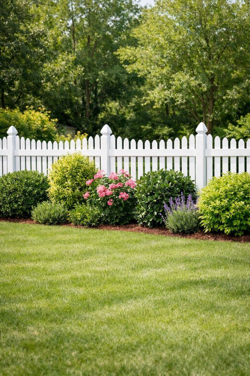 15 White Picket Fence Ideas in the Backyard Area
