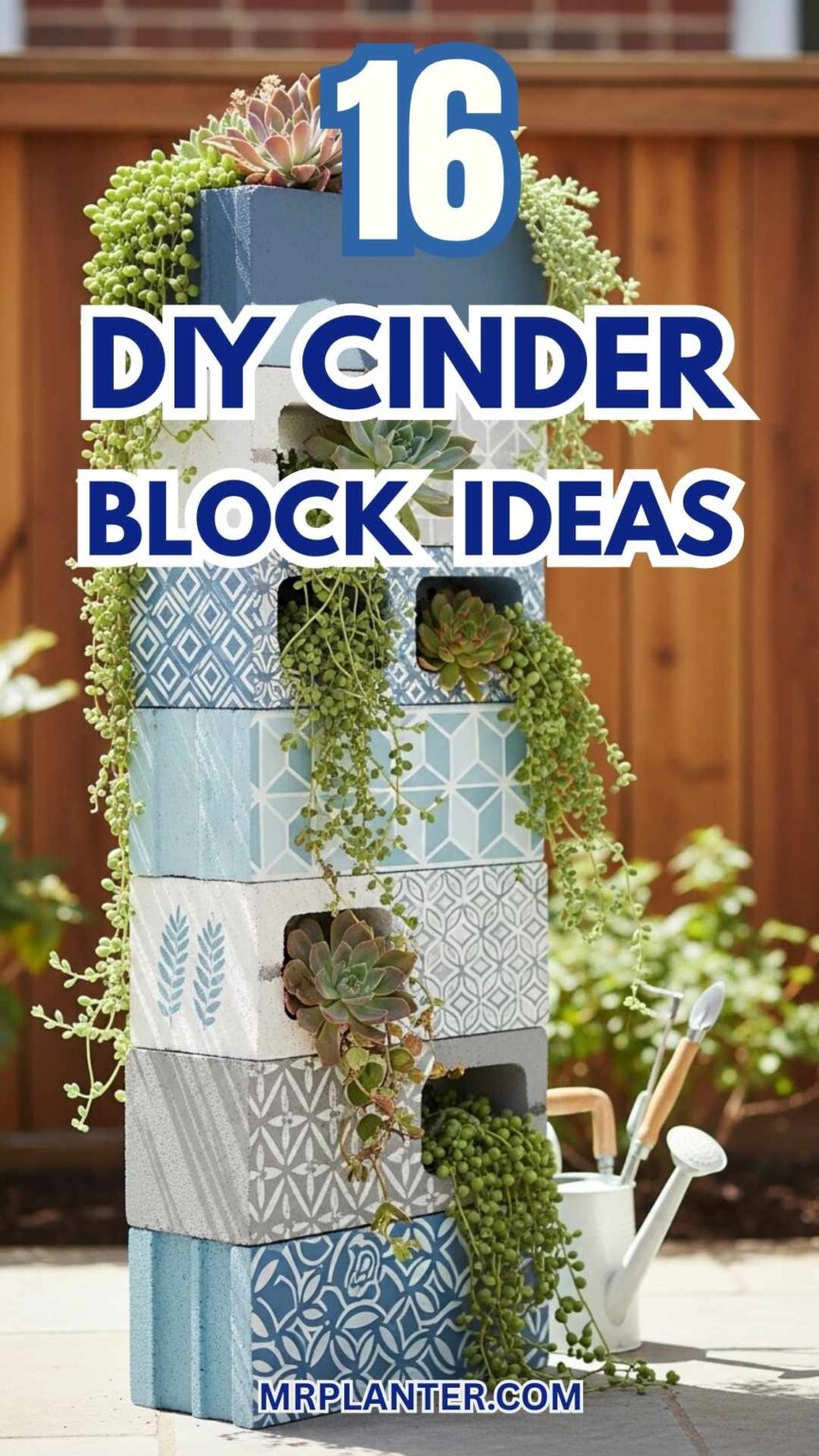 16 DIY Cinder Block Ideas to Turn Ordinary Blocks Into Brilliant ...