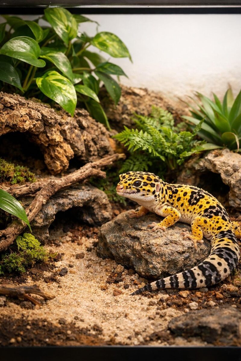 Leopard Gecko Enclosure Ideas: 14 Creative Habitat Setups