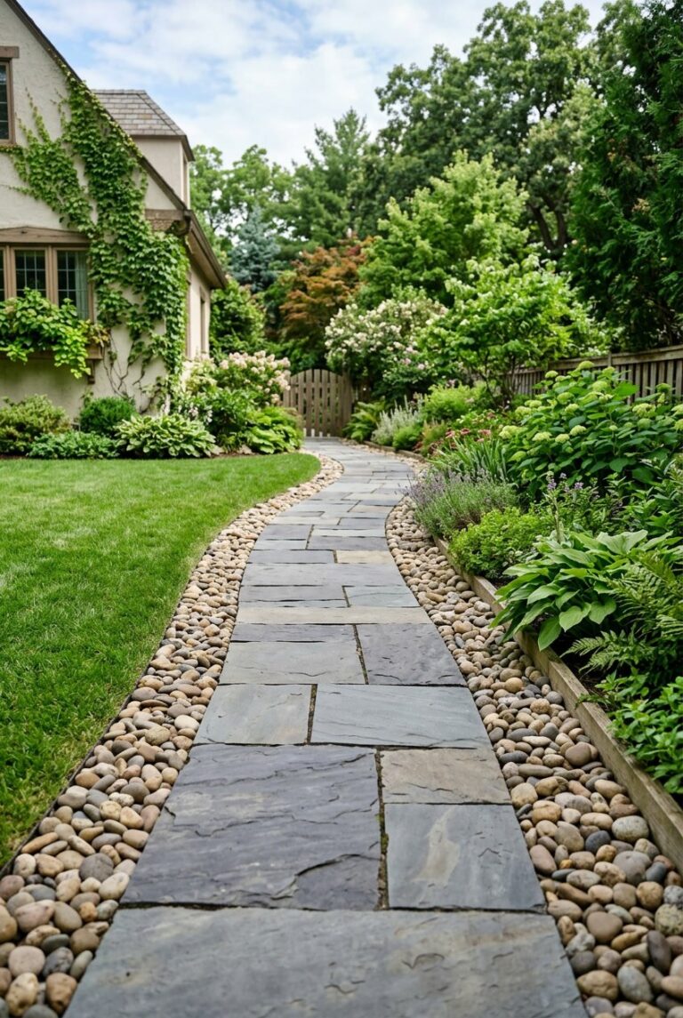 Side Yard Pathway Ideas: 18 Stylish Narrow Space Looks - MrPlanter